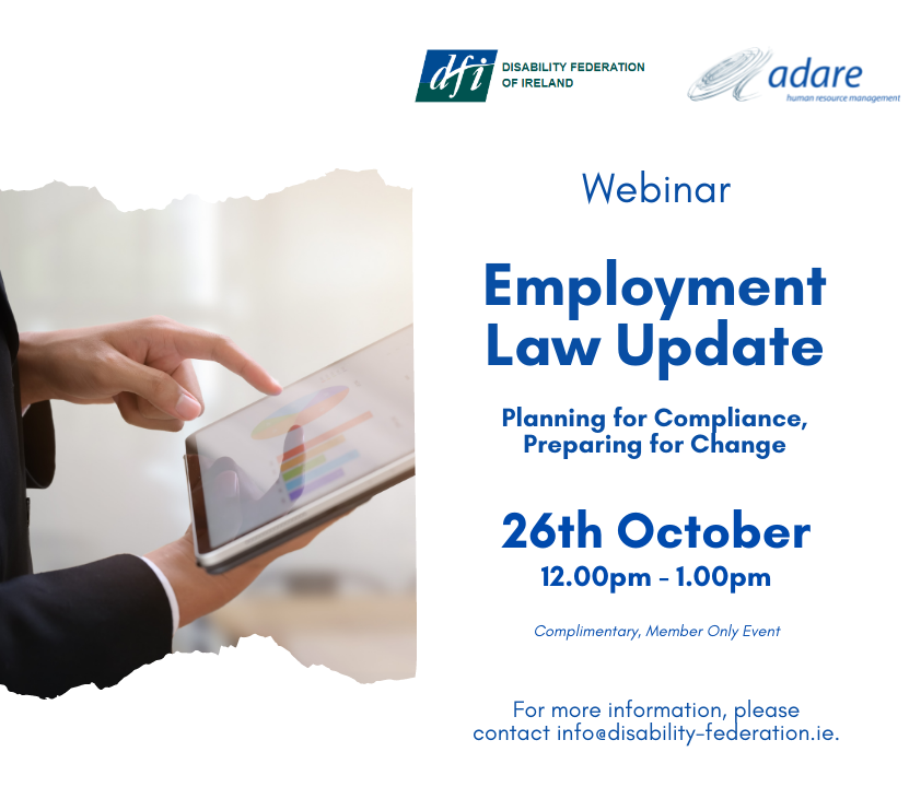 Upcoming Events | Disability Federation of Ireland