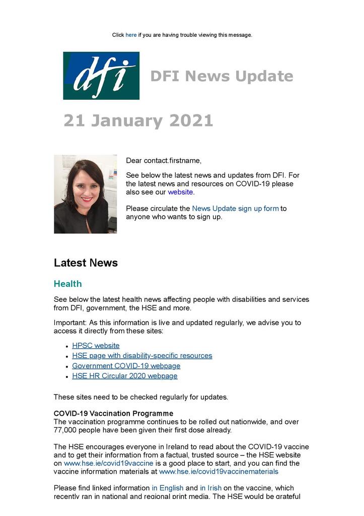 Publications | Disability Federation of Ireland