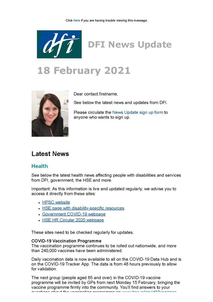 Publications | Disability Federation of Ireland