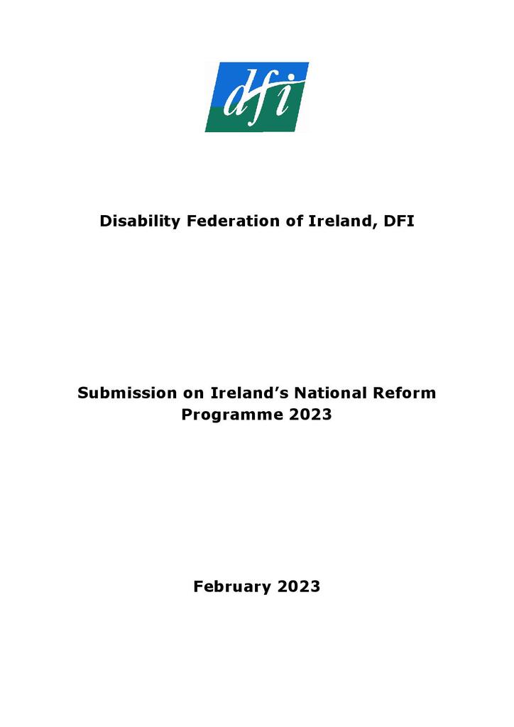 Publications | Disability Federation of Ireland