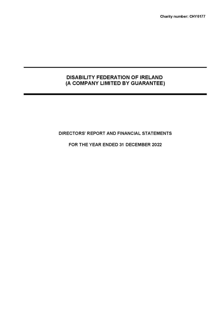 Publications | Disability Federation of Ireland Publications | Disability Federation of Ireland